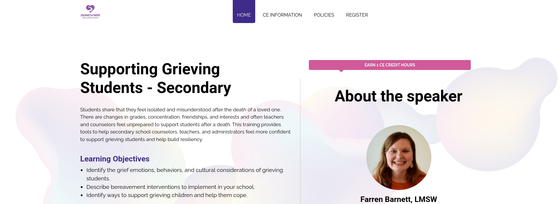 Supporting Grieving Students - Secondary